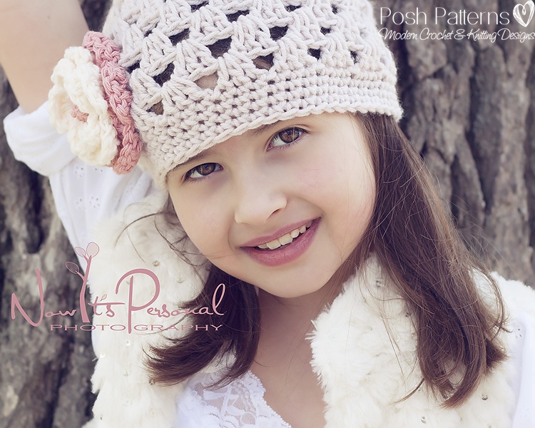 Crochet Hat Pattern Elegant Shell Beanie Crochet Pattern Newborn To ...